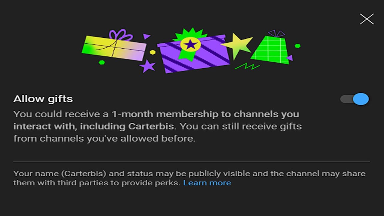 How to Enable Receiving Gifted Memberships on Youtube Live - YouTube