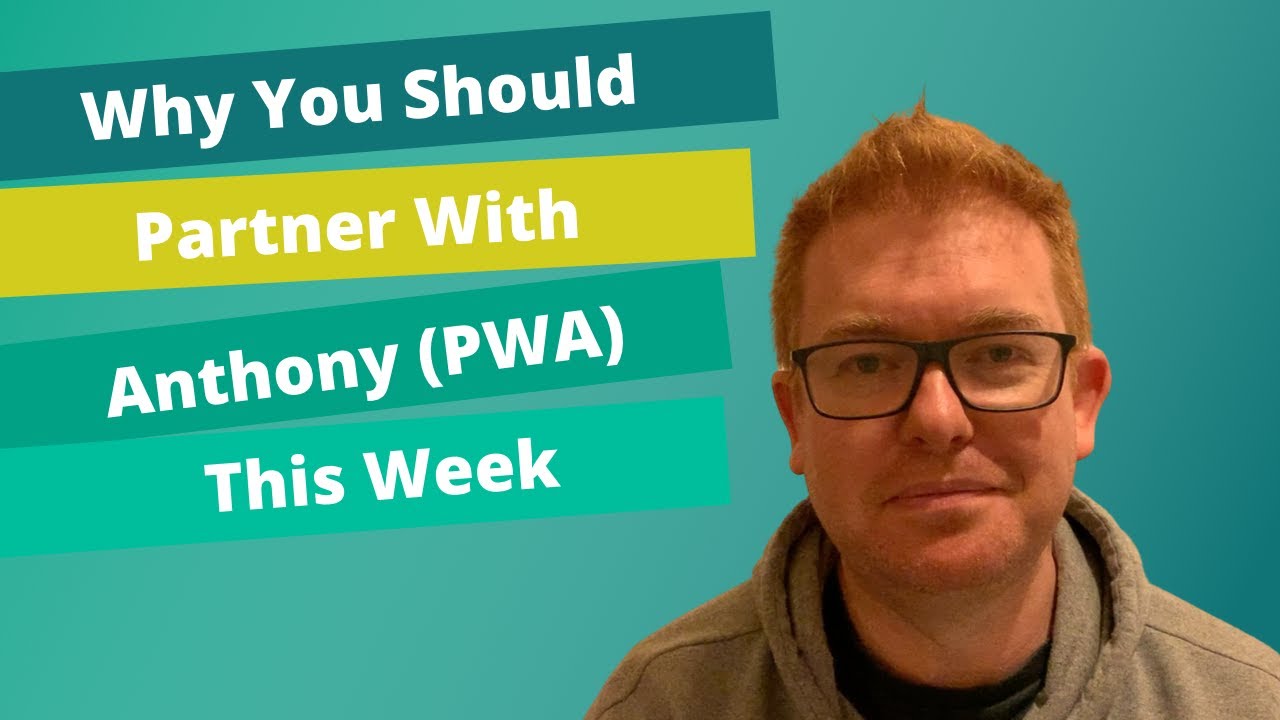 #PartnerWithAnthony #AnthonyMorrison Why You Should Partner With ...