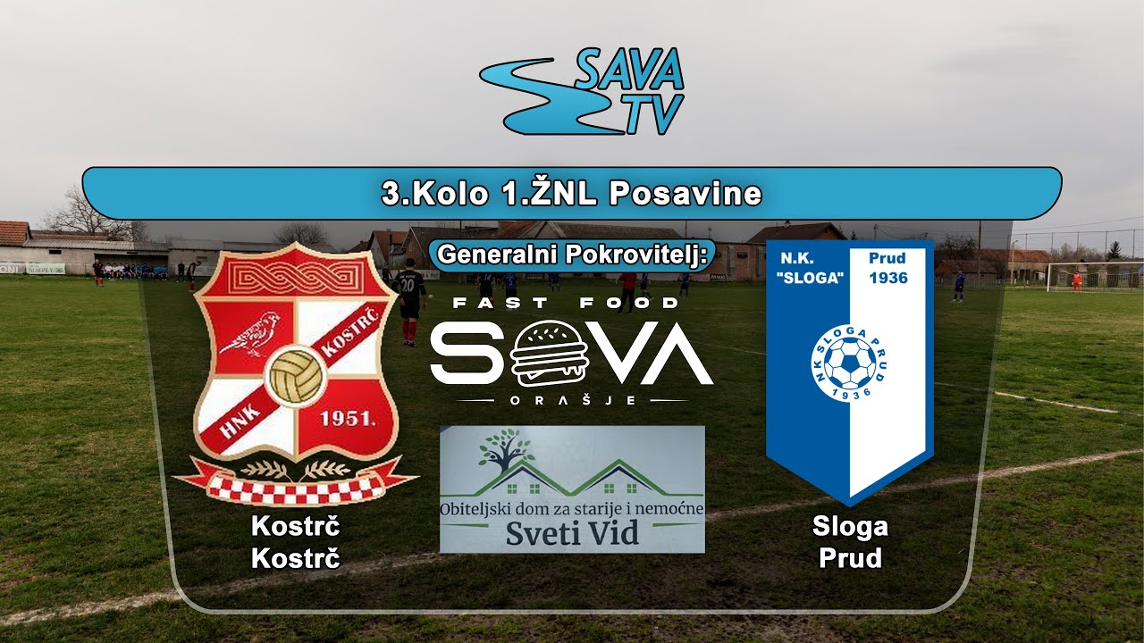 NK Kostrč Kostrč - NK Sloga Prud - YouTube