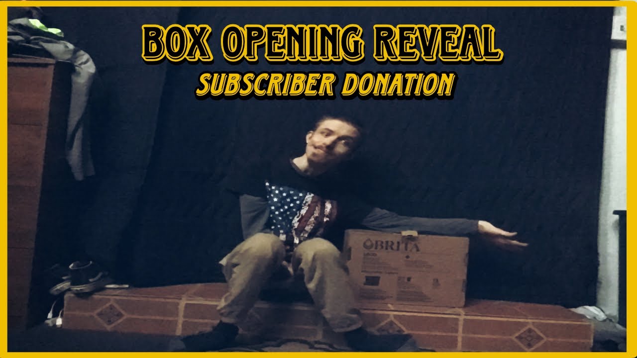 Box Opening Reveals | Subscriber Donation | Brita XL Water Filter - YouTube