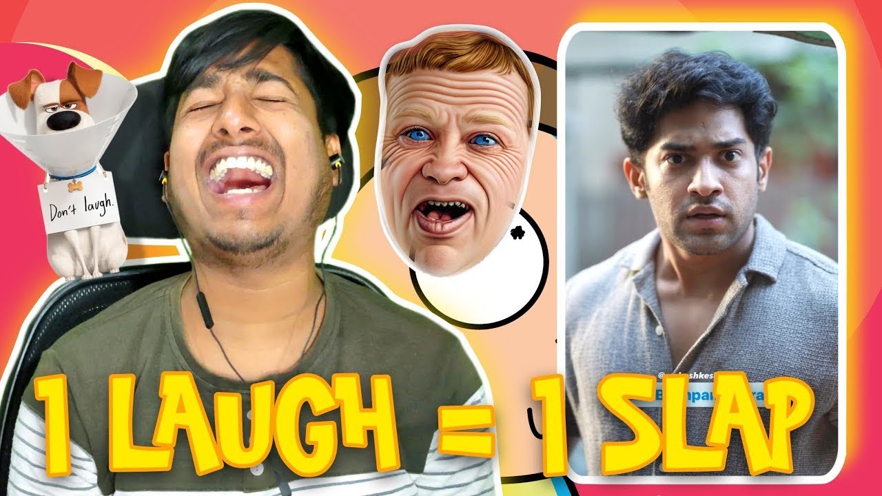 If i Laugh I Slap Myself 👋🏻 Funny Indian Memes Thugesh meme - YouTube