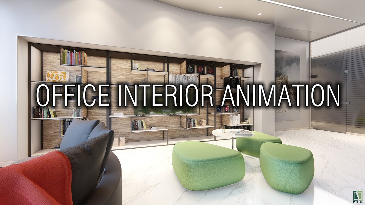 Office interior Animation - YouTube