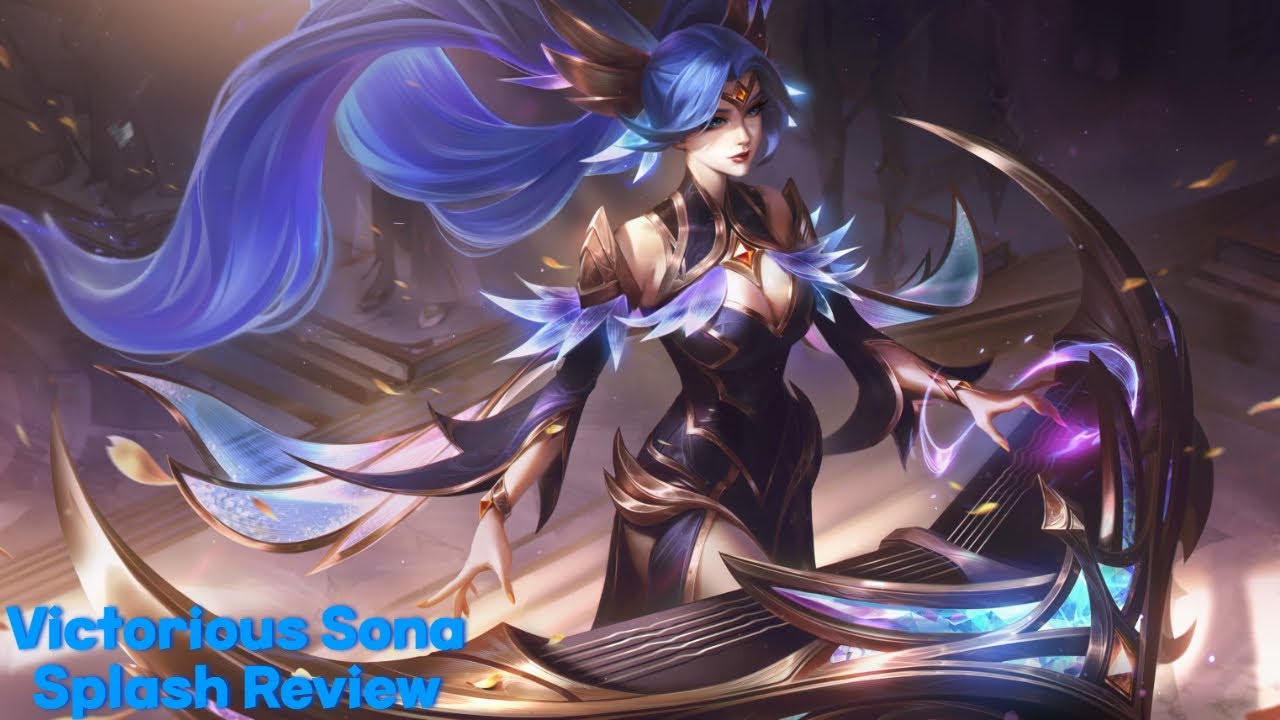 Victorious Sona Splash Art Review - YouTube