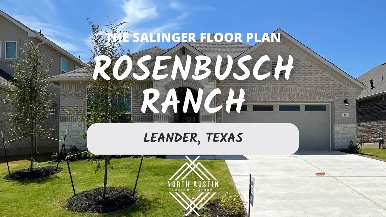 Salinger Floor Plan in Leander, Texas - YouTube