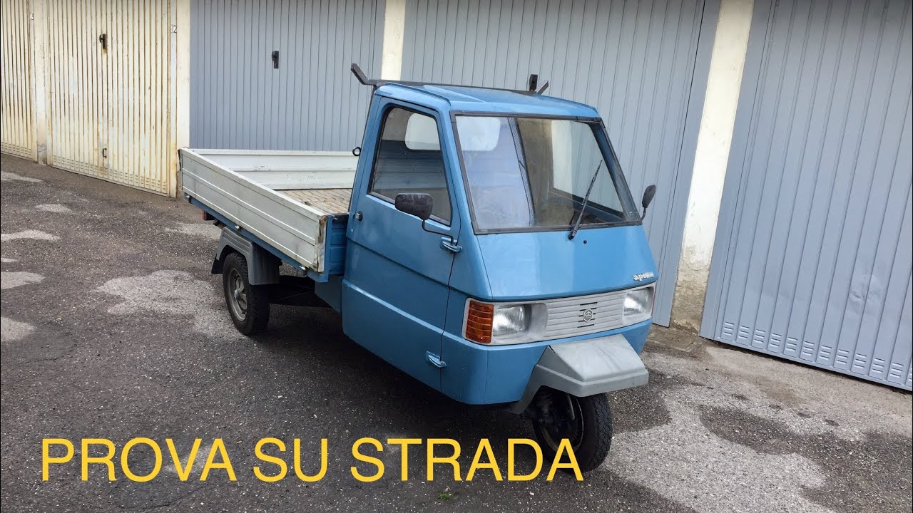 CI CAPPOTTIAMO?! 😨😨😨Piaggio Ape TM 703 ON BOARD - YouTube