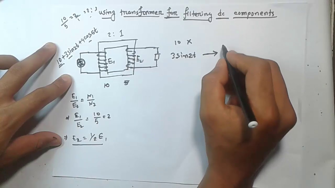 Application of transformer ||Filtering dc - YouTube