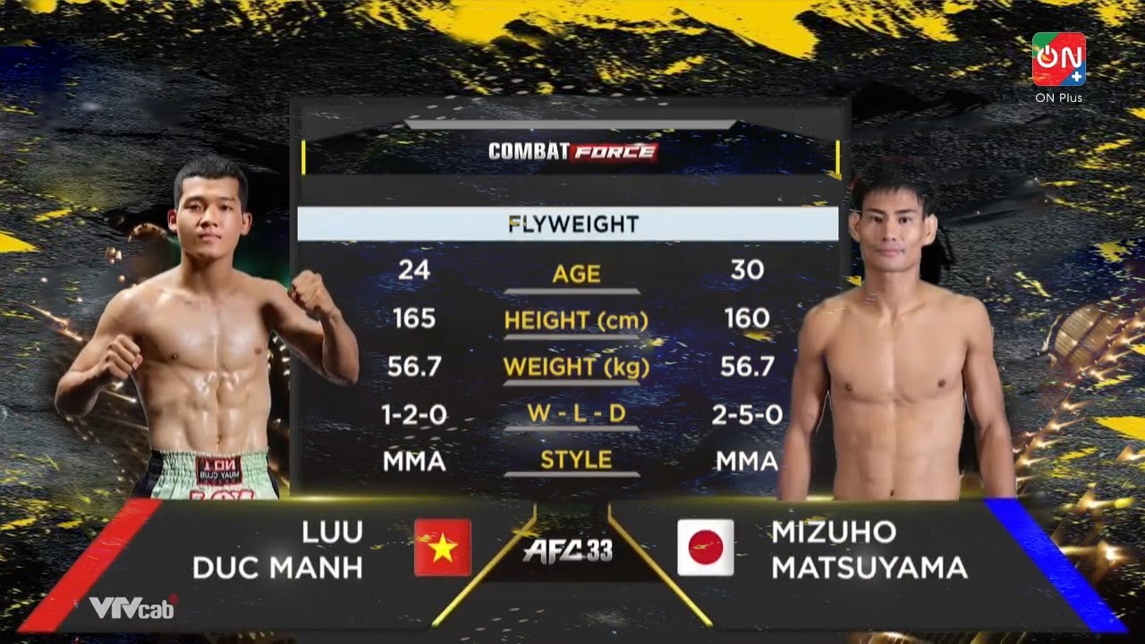 AFC33 제 4경기 LUU DUC MANH vs MIZUHO MATSUYAMA - YouTube