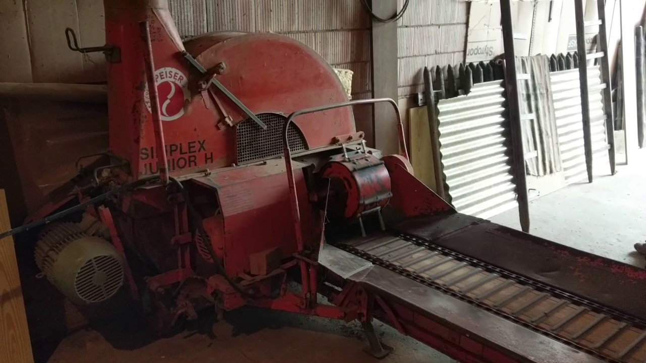 Abladehäcksler Simplex Junior - YouTube