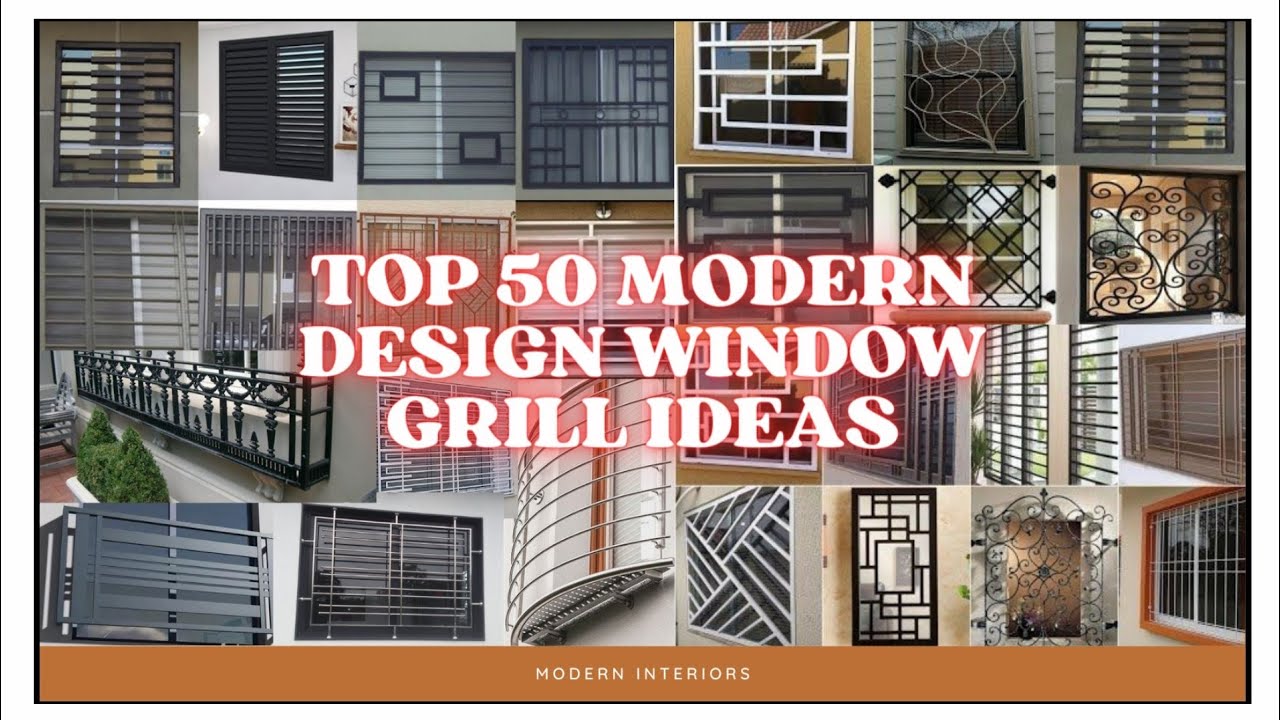 Best 50 modern design window grill ideas | top window grills design ...