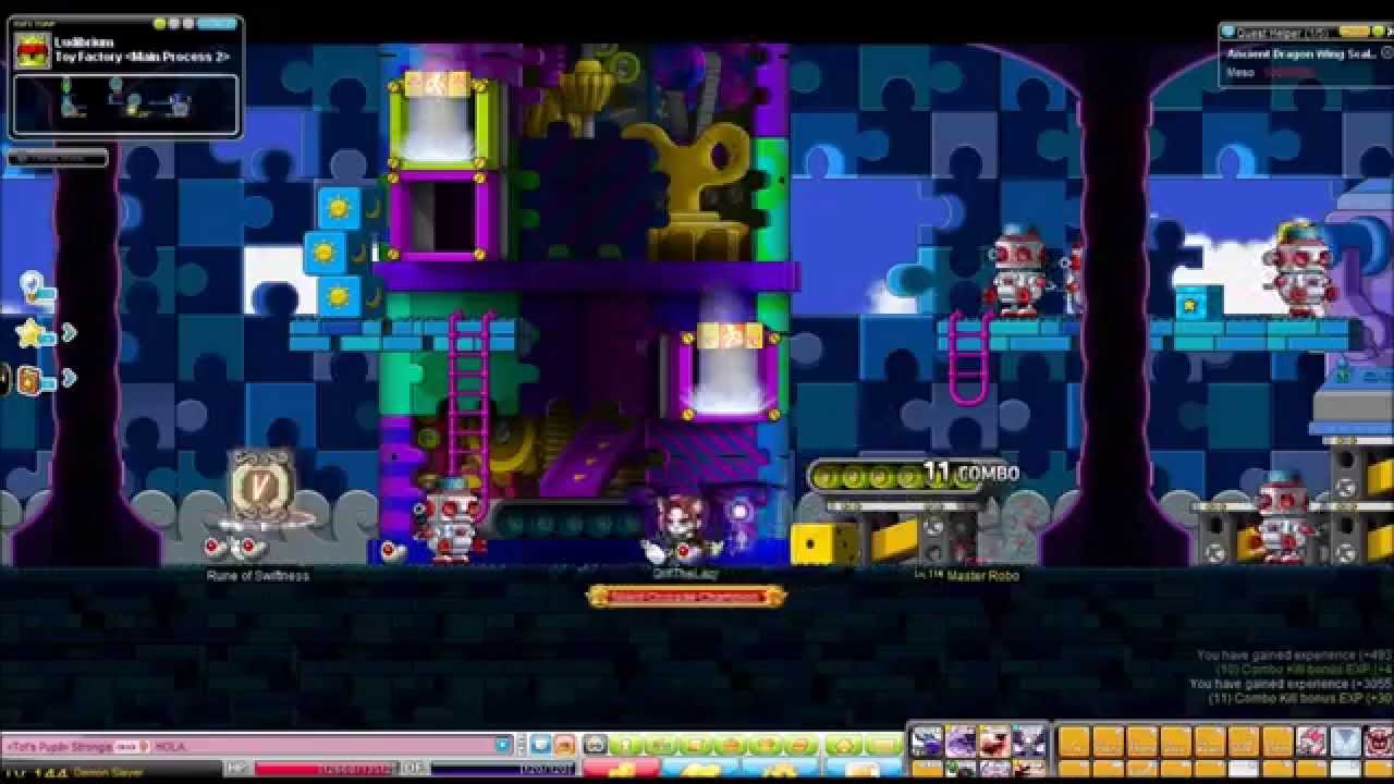 GMS Maplestory: How to get to Robos and Master Robos Training Maps in ...