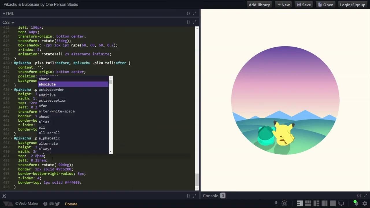 Creating A Heartwarming Scene With Pikachu And Bulbasaur In The Mysterious Garden Using Html