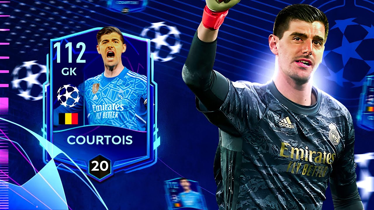 MAX UCL 112 COURTOIS GK REVIEW H2H GAMEPLAY FIFA MOBILE - YouTube