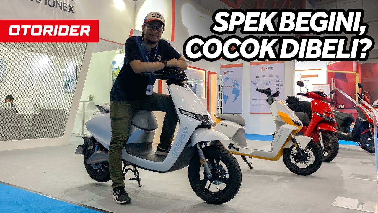 Kymco Ionex i-ONE Plus - Motor Listrik | OtoRider - YouTube