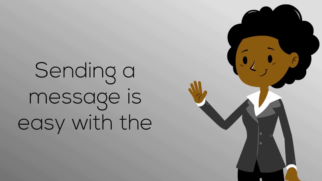 How to Send A Message - CallingPost Mobile App - YouTube