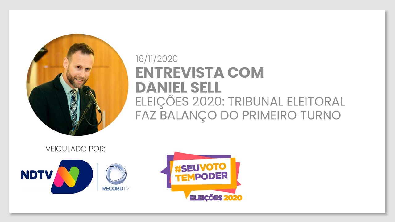 Eleições 2020: Entrevista com Daniel Sell | NDTV SC - YouTube