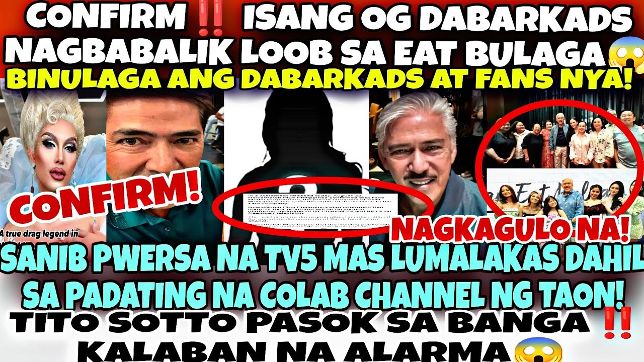 BREAKING NEWS HALA😱 DATING DABARKADS HOST 🔴NAG BALIK LOOB na SA EAT ...