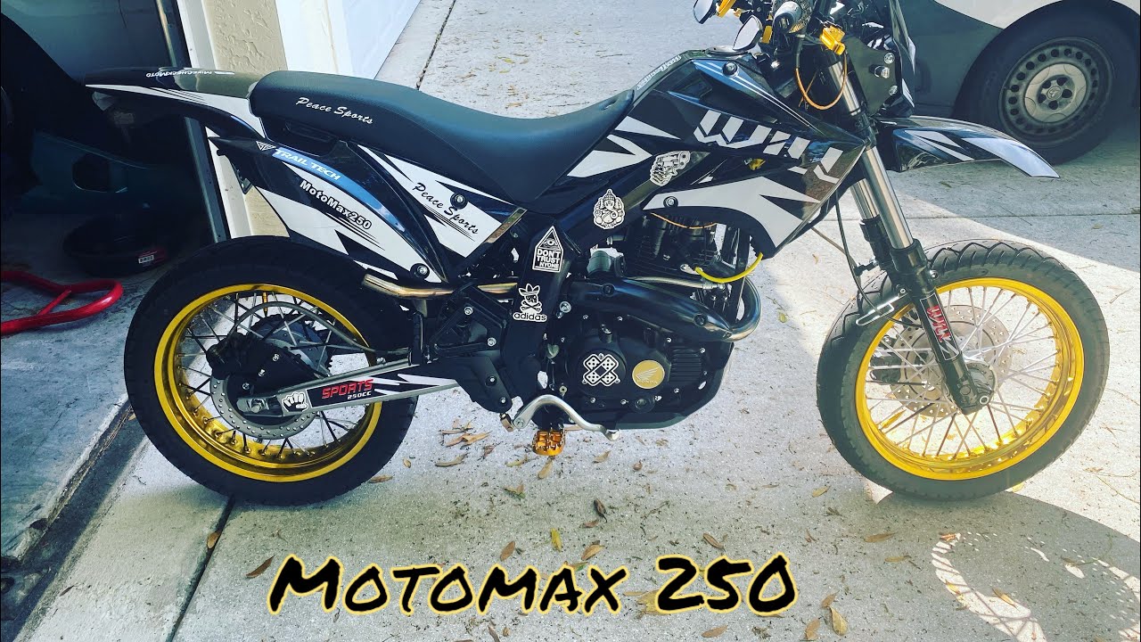 Chinese SuperMoto 🔥🔥( was in a accident ) MOTOMAX 250 - YouTube