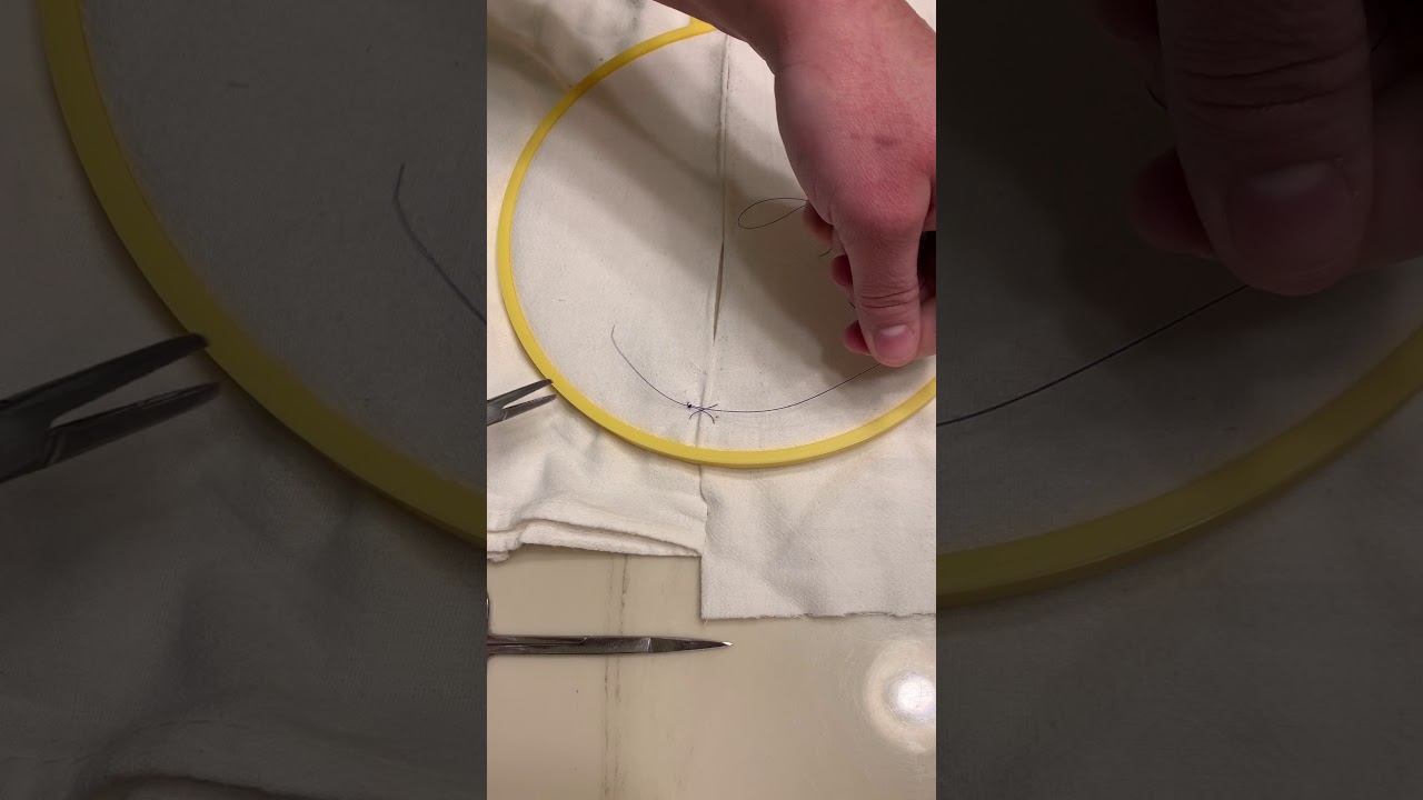 Two Cruciate sutures - YouTube