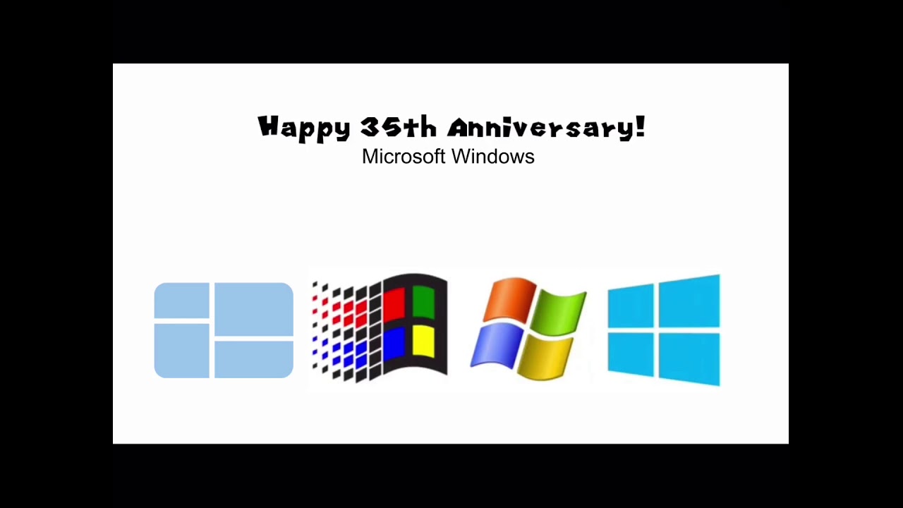 Happy 35th Anniversary to Microsoft Windows! - YouTube