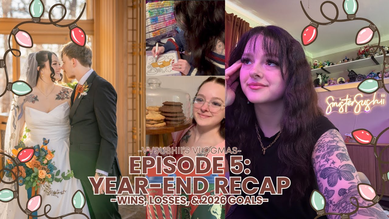 VLOGMAS DAY 5 - YEAR END RECAP - WINS, LOSSES & 2026 GOALS - YouTube