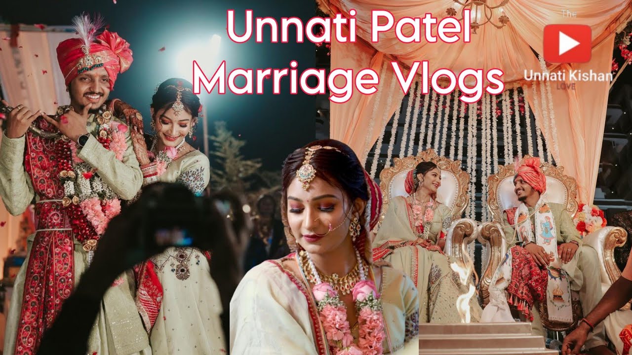 Unnati Patel Marriage Entry Vlogs // Marriage With Kp Rajkumaar Unnati ...