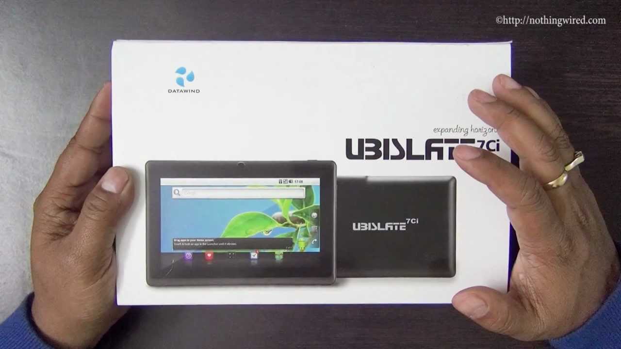 Datawind Ubislate 7Ci Aakash 2 Review: Unboxing full HD - YouTube