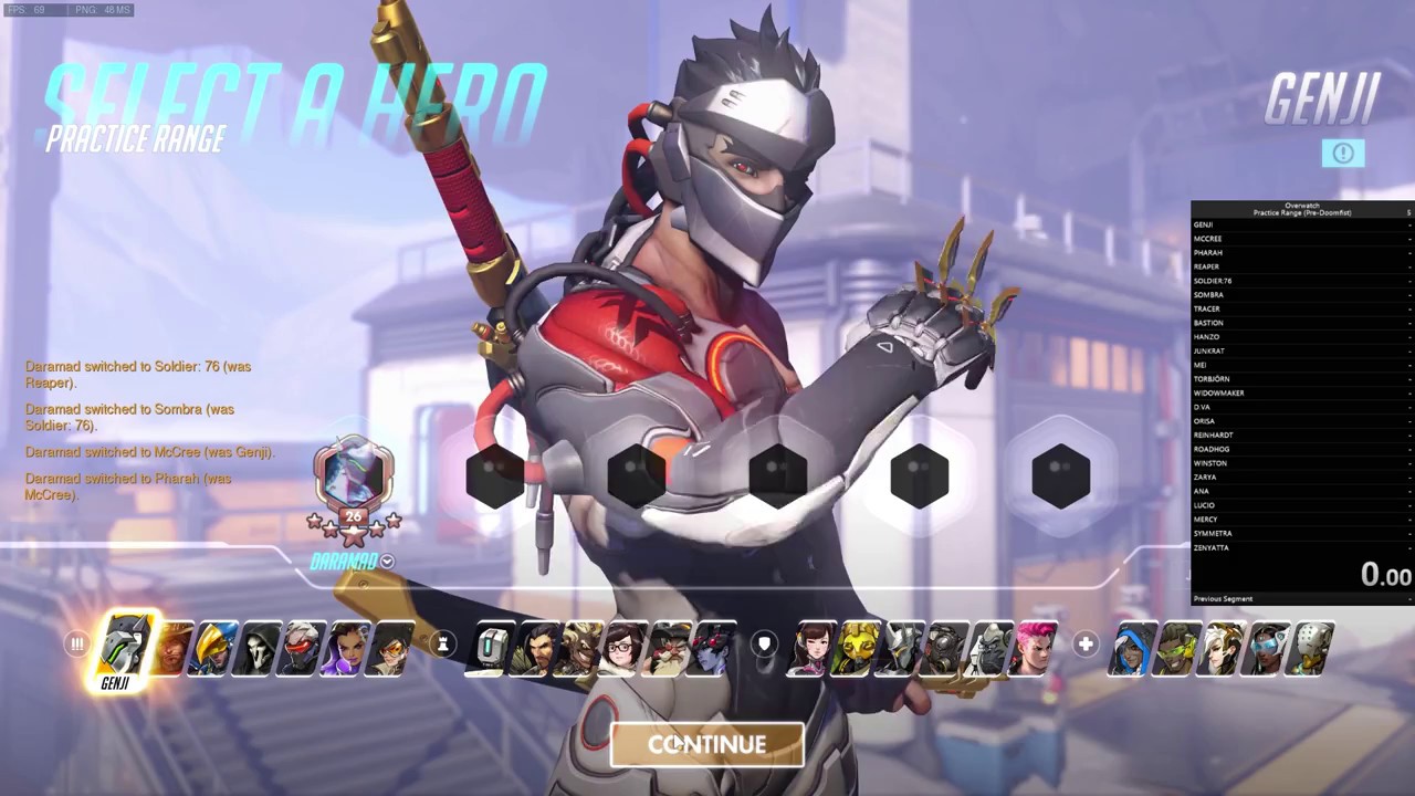 Overwatch Practice Range speedrun in 14:20.53 - YouTube