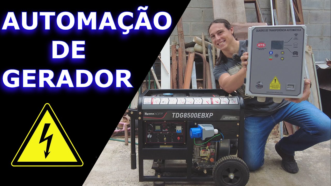 COMO AUTOMATIZAR SEU GERADOR - YouTube
