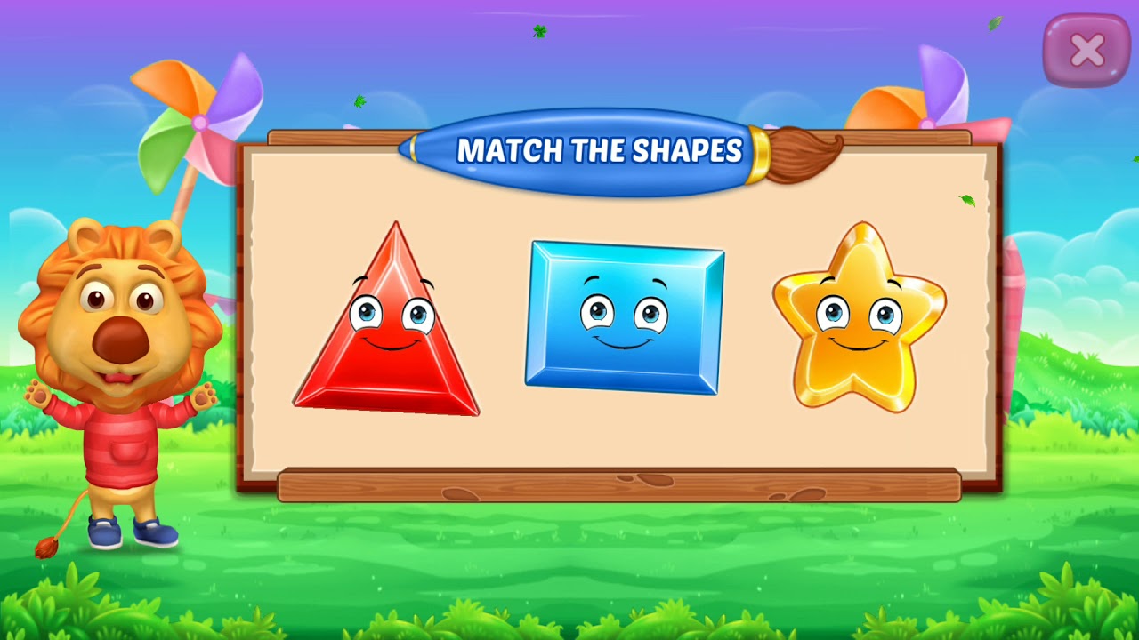 Match the Shapes for Kids | Little Baby | by Enjoy Art - YouTube