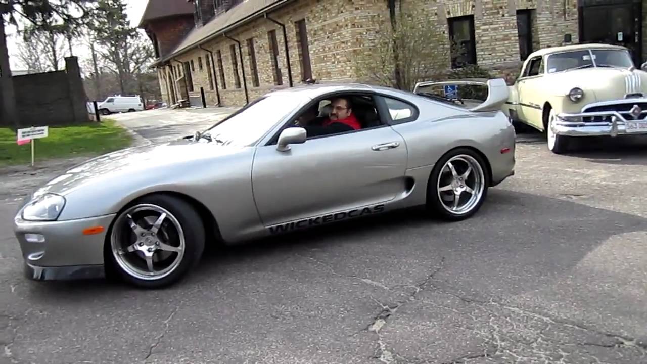 1036hp Toyota Supra HUGE Rev and stall! - YouTube