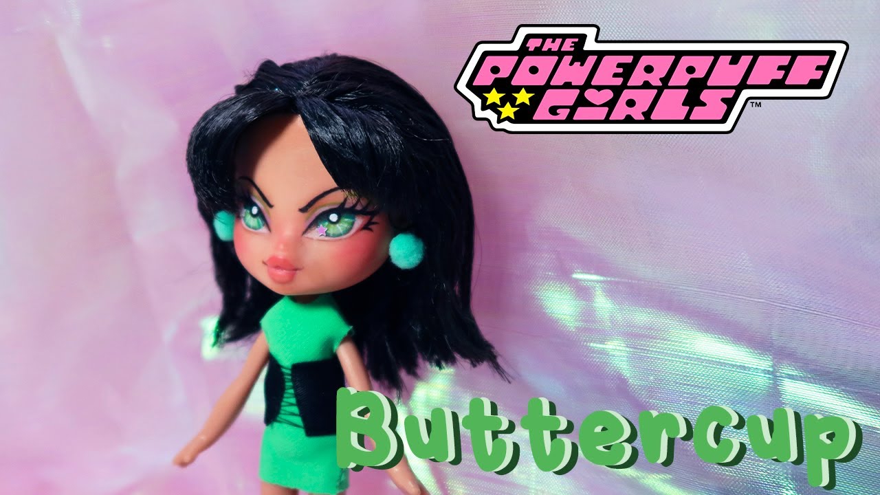 Custom Buttercup Doll 💚 Powerpuff Girls OOAK - YouTube