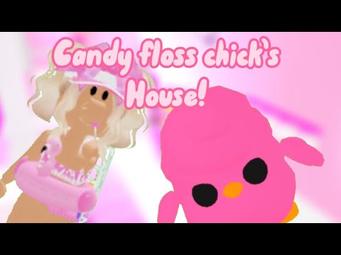 MAKING A HOUSE FOR THE CANDY FLOSS CHICK IN ADOPT ME! - YouTube