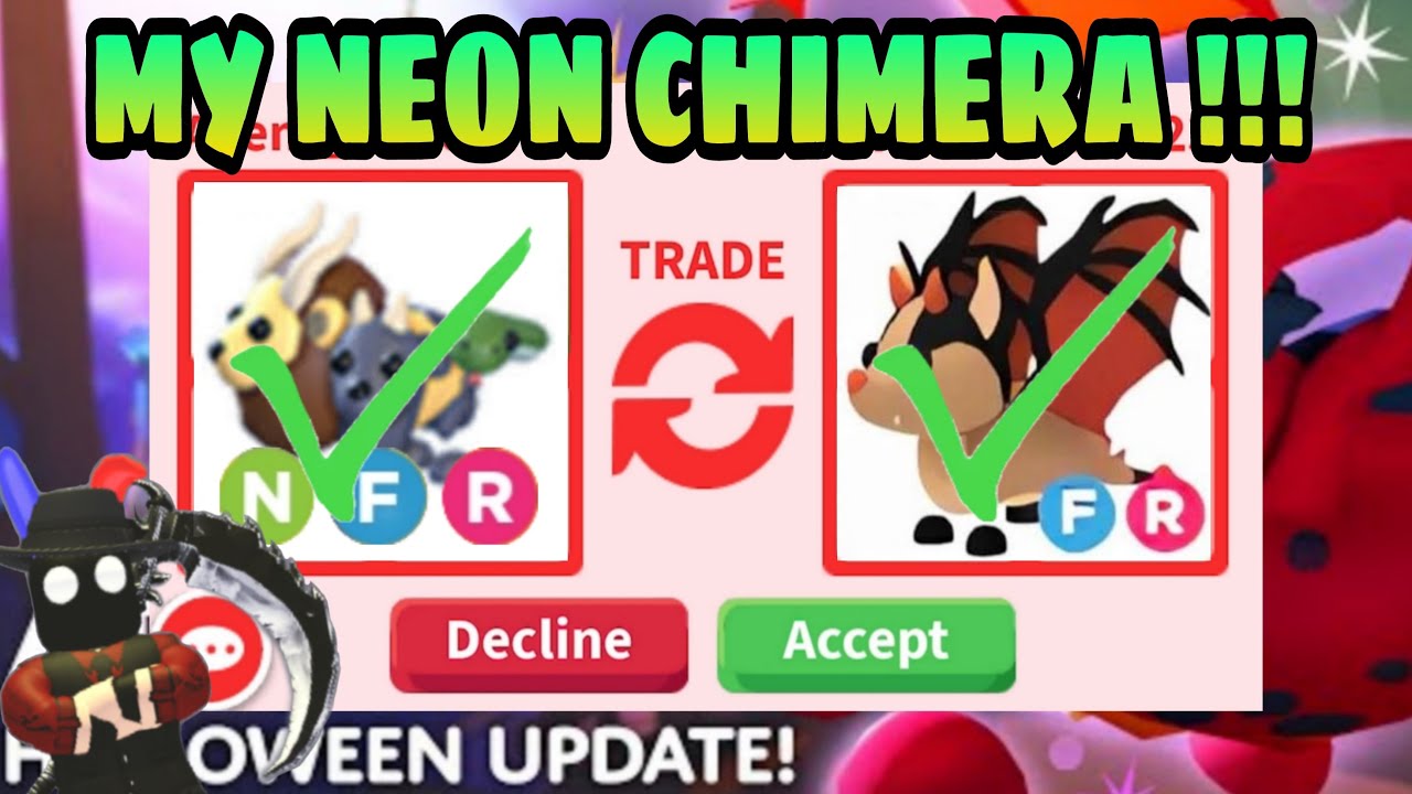 OFFERS FOR A NEON CHIMERA!!! - Roblox Adopt Me - YouTube
