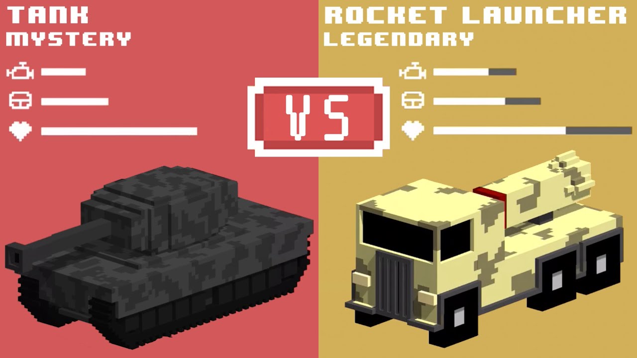 TANK vs ROCKET LAUNCHER | Smashy Road: Wanted 2 - YouTube