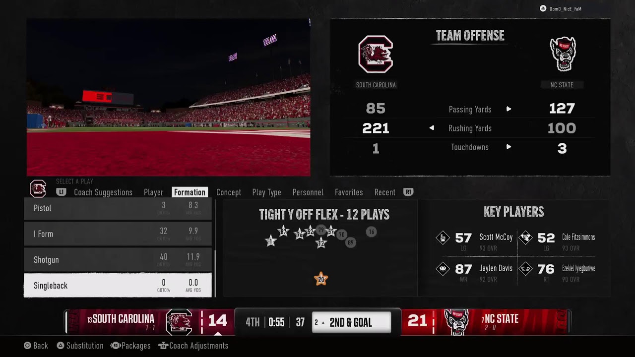 SC vs NC State - YouTube