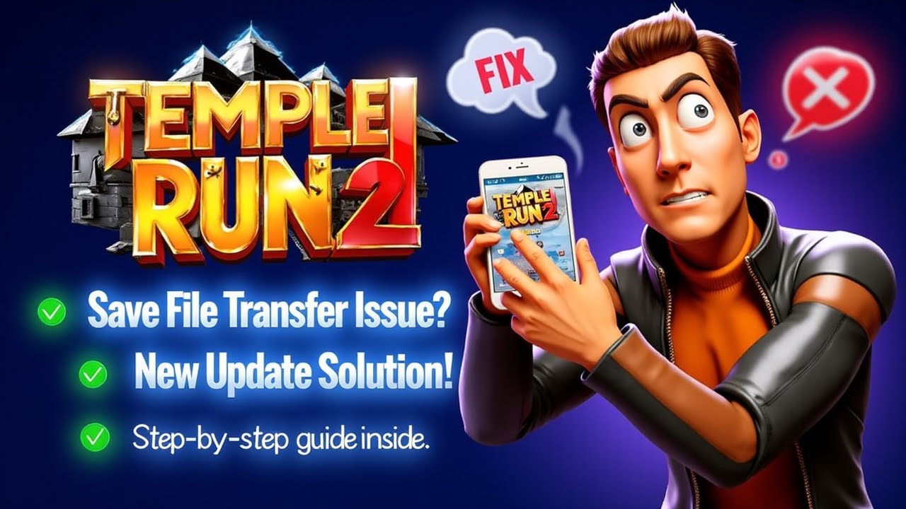 Temple run 2 save file (transfer progress) problem solution for new ...