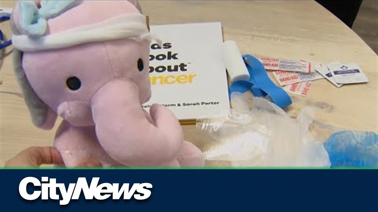 Teddy Bears help kids understand parent's cancer - YouTube