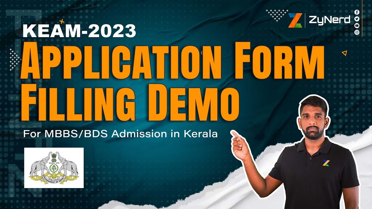 KEAM-2023 - Application Form Filling Demo for MBBS/BDS Admission in ...