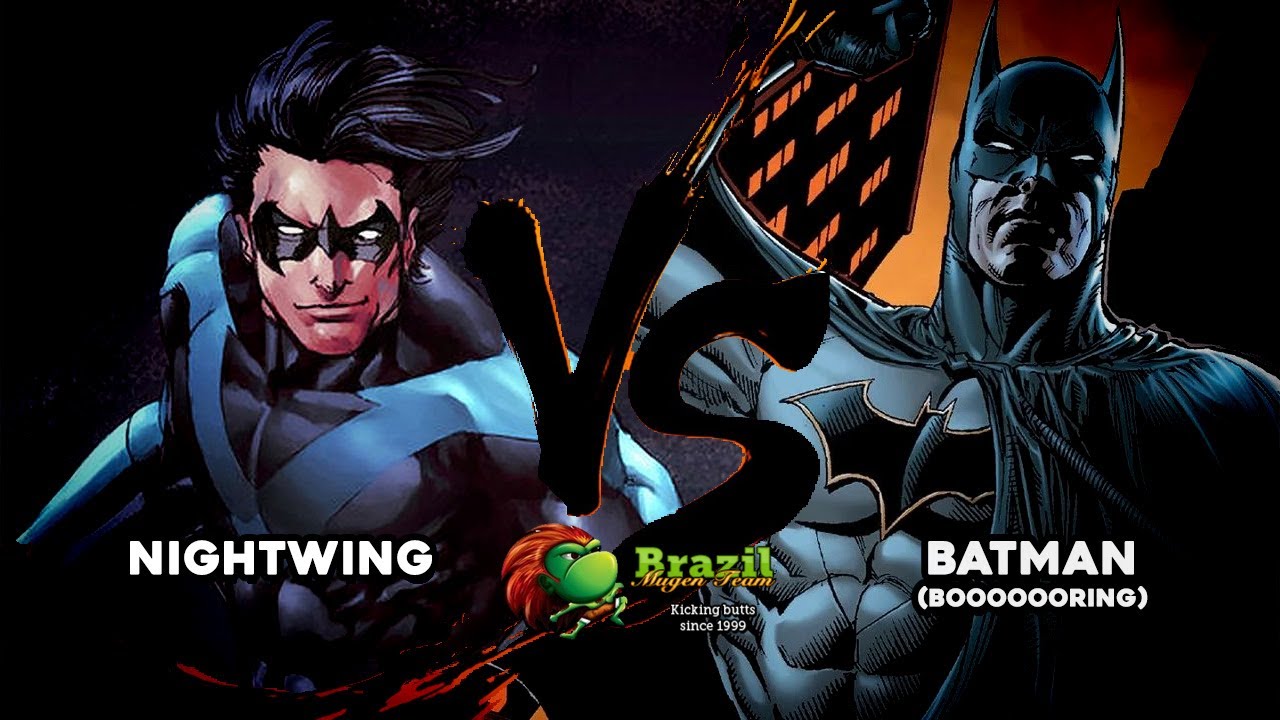 Nightwing Mugen Fights vs Batman - YouTube