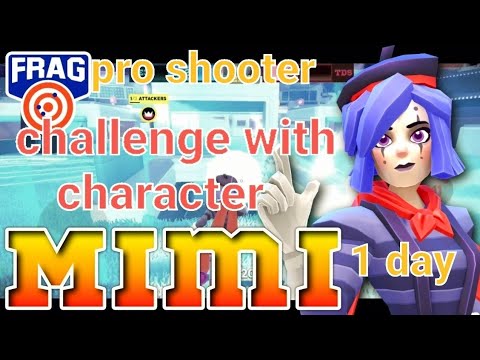 frag pro shooter video game play/with characters mimi/future gaming /1 ...