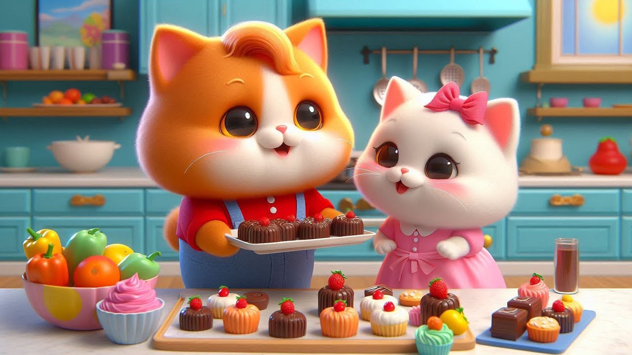 Endless Fun Of Muffin And Candy @StoryKitty11 #cat #ai #catlover # ...