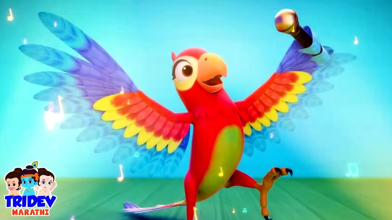 Mithu Mithu, Main Tota Hindi Rhyme, Popular Nursery Rhymes for Kids ...