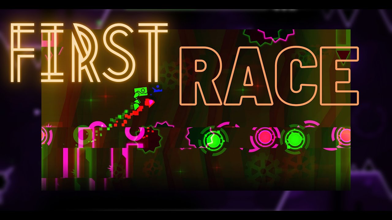 First Race | Fire Gauntlet 3 | Geometry Dash - YouTube