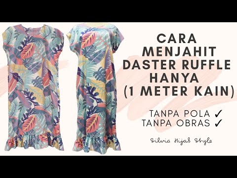 How to Make Simple Dress | How to sew a negligee