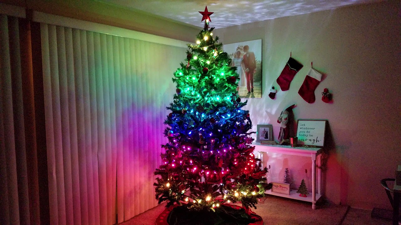 Ira - LED Controller on a Christmas tree - YouTube
