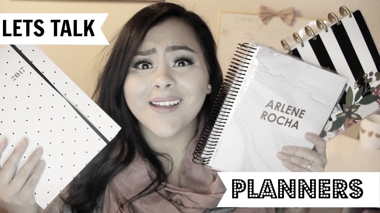 LETS TALK PLANNERS | PLANNERS 2017 | ARLENE ROCHA - YouTube