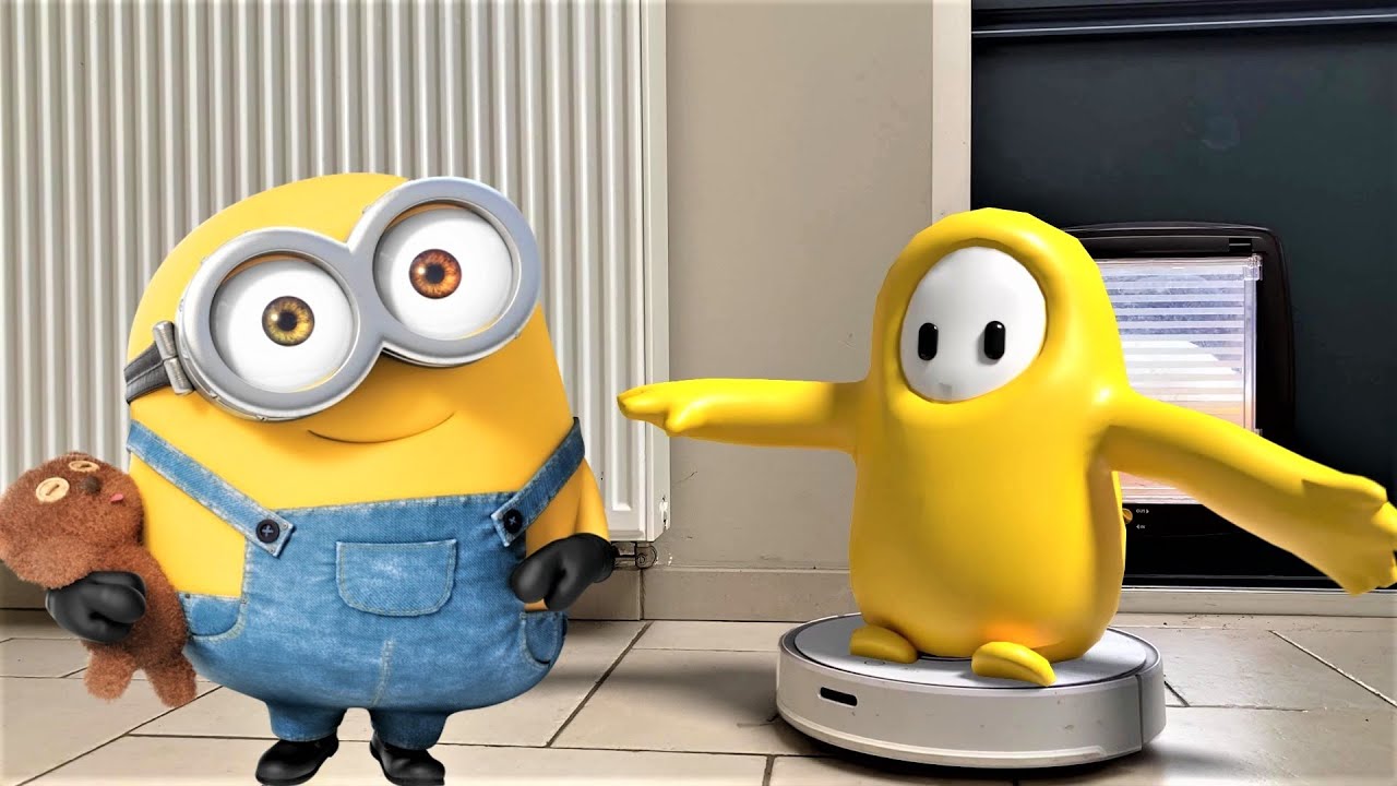 Top 10 Animated minion Playing Golf and Real Lif among Us VS Fall Guys ...