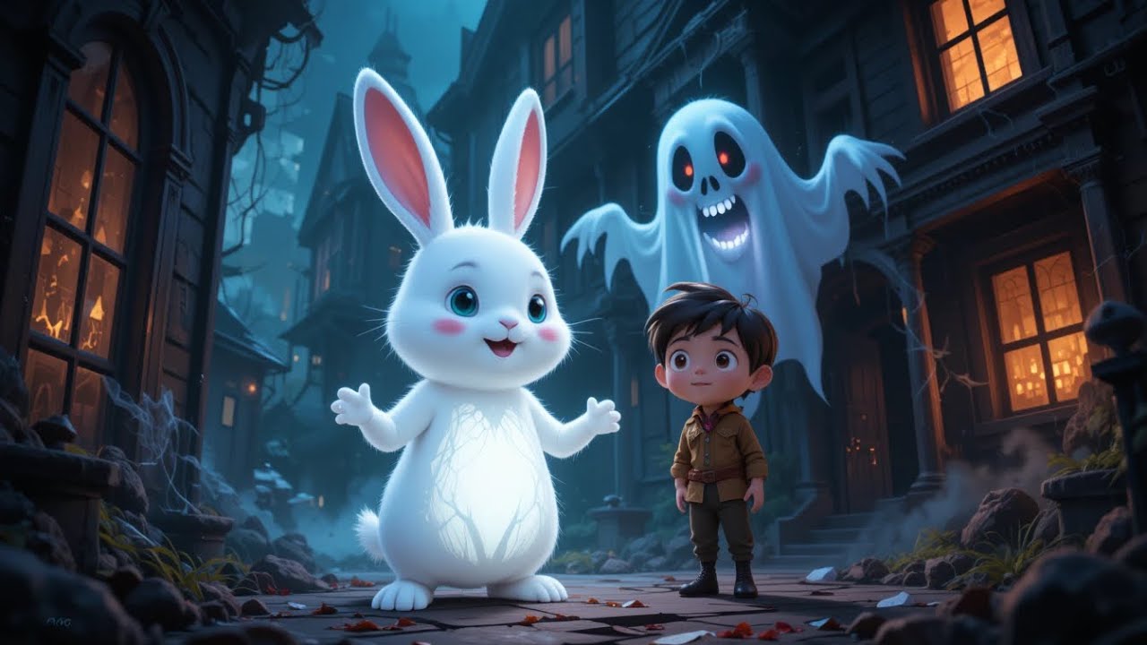 The Little Rabbit Who Faced The Haunted House 👻 - YouTube