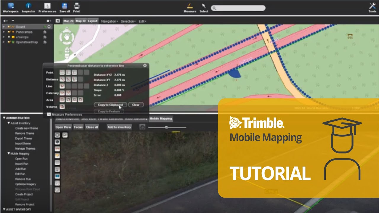 2.7 - Trimble MX Perpendicular Offset - YouTube