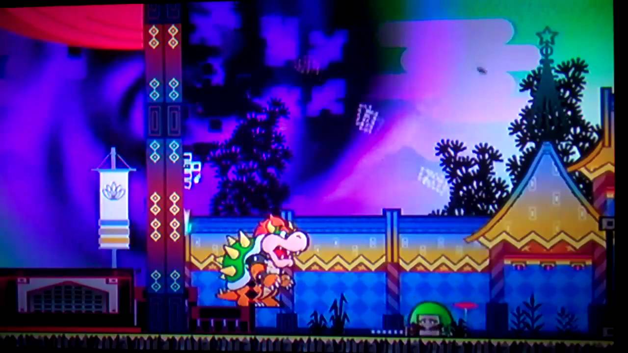 super paper mario walkthrough part 46 - 6-1 sammer guy showdown - YouTube